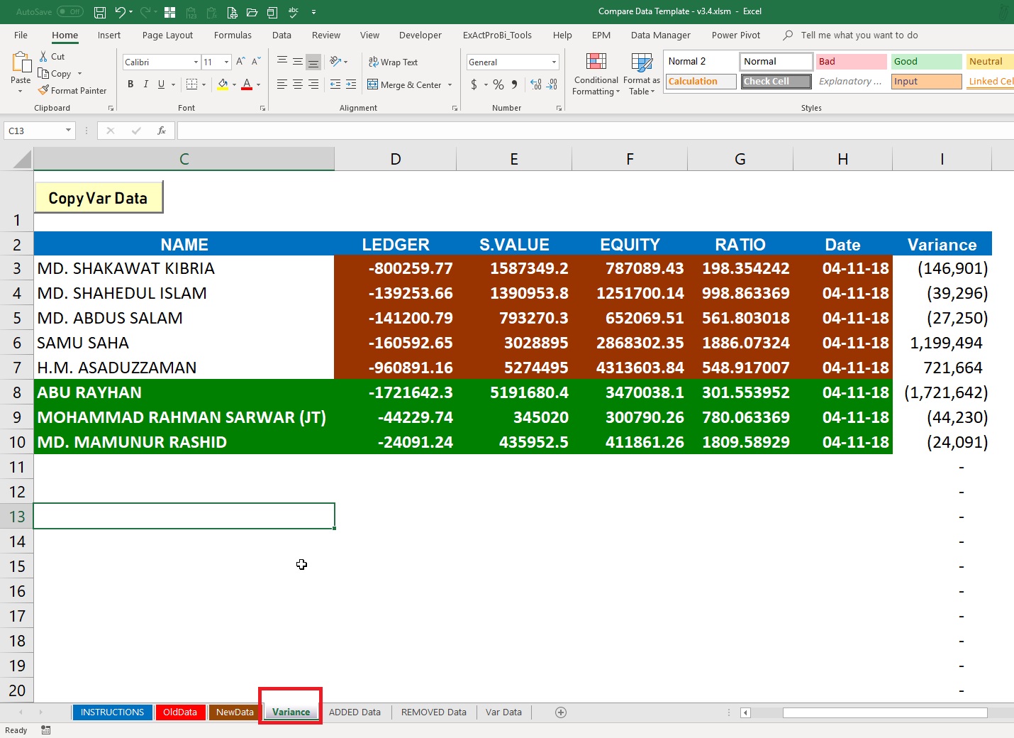 Compare Two Excel Spreadsheets For Differences Excel Spreadsheets