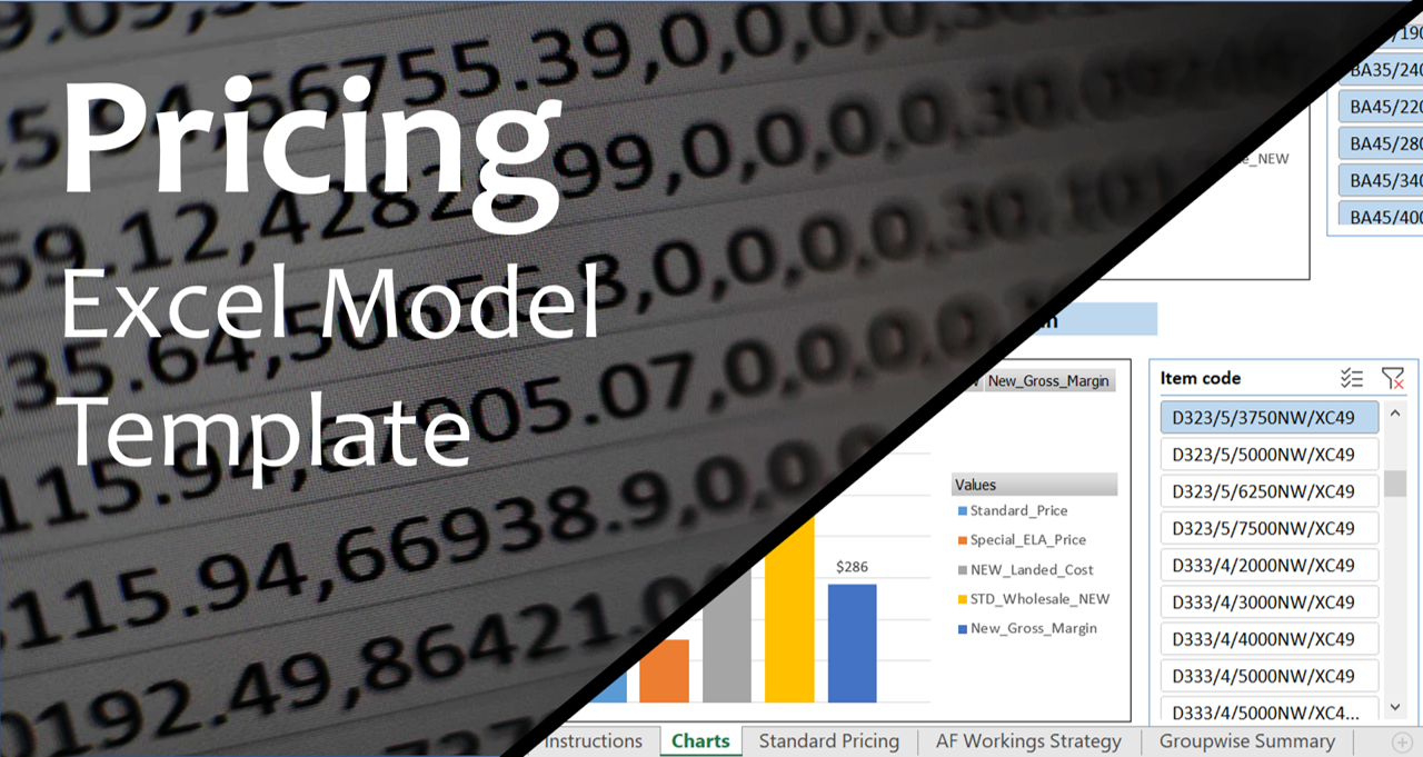 Pricing Excel Model Template Eloquens