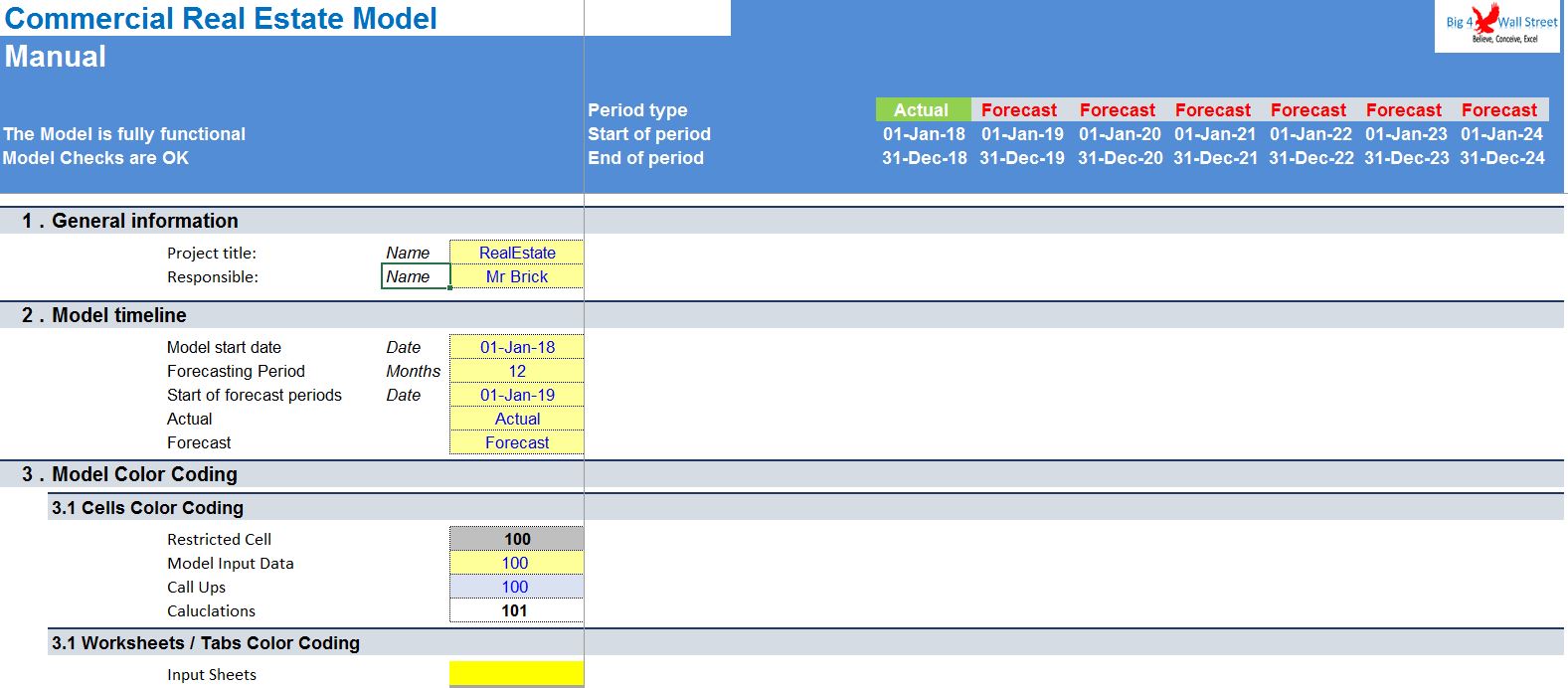 Commercial Real Estate Excel Model Template - Eloquens