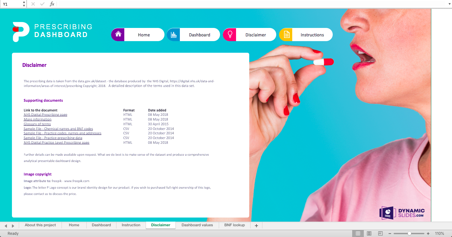 Healthcare - Prescribing Dashboard Excel Template - Eloquens Healthcare - Prescribing Dashboard Excel Template - Eloquens