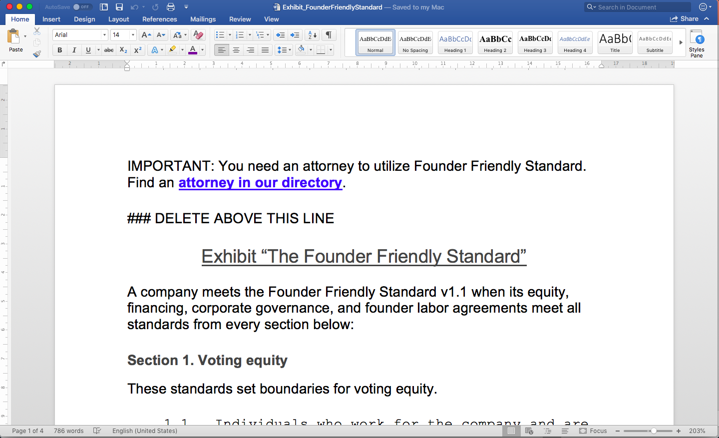 Founder Friendly Term Sheets & Startup Contracts - Eloquens