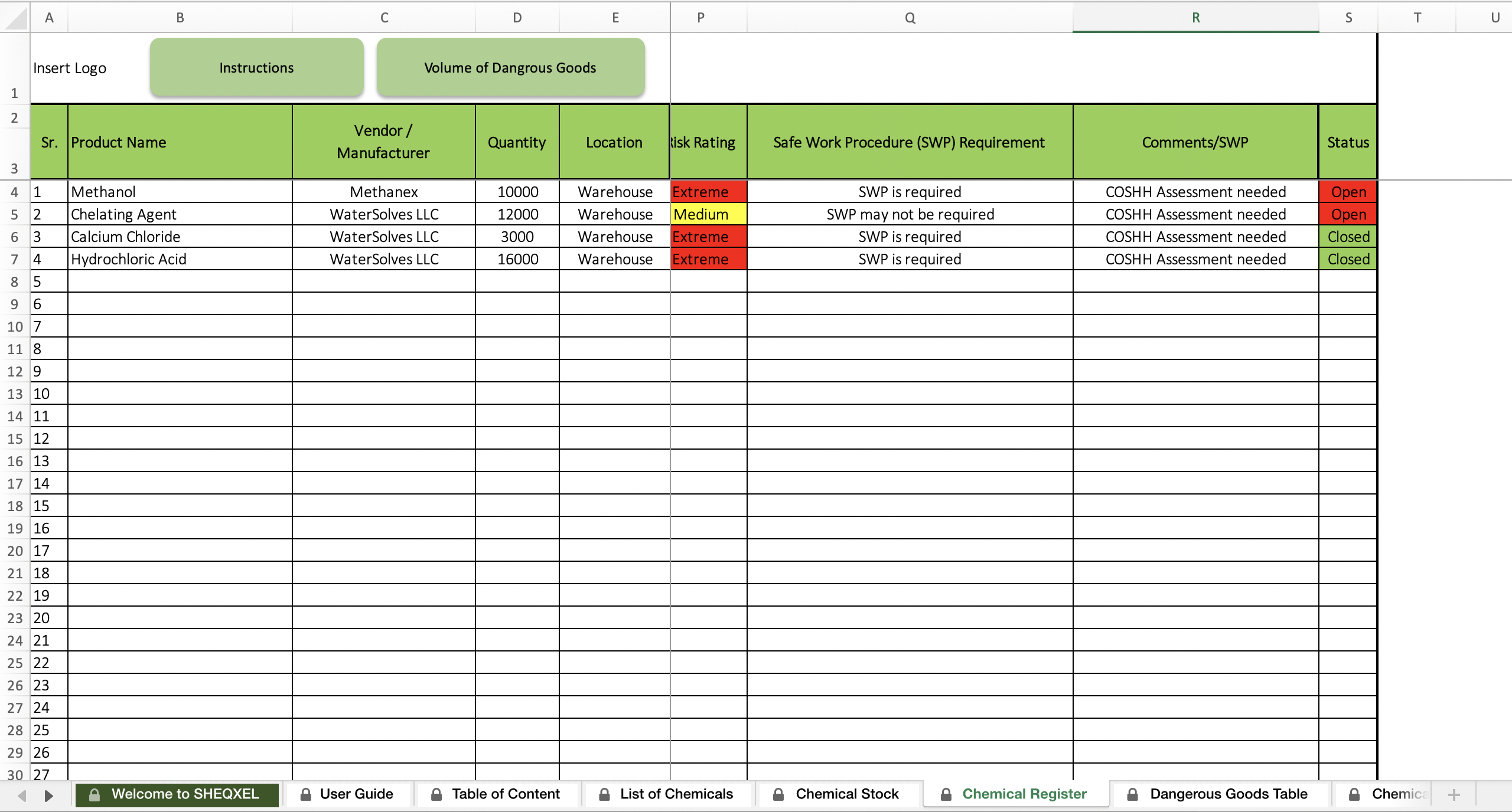 Chemtool Plus | Chemical Register | Chemical Stock Monitoring Tool ...