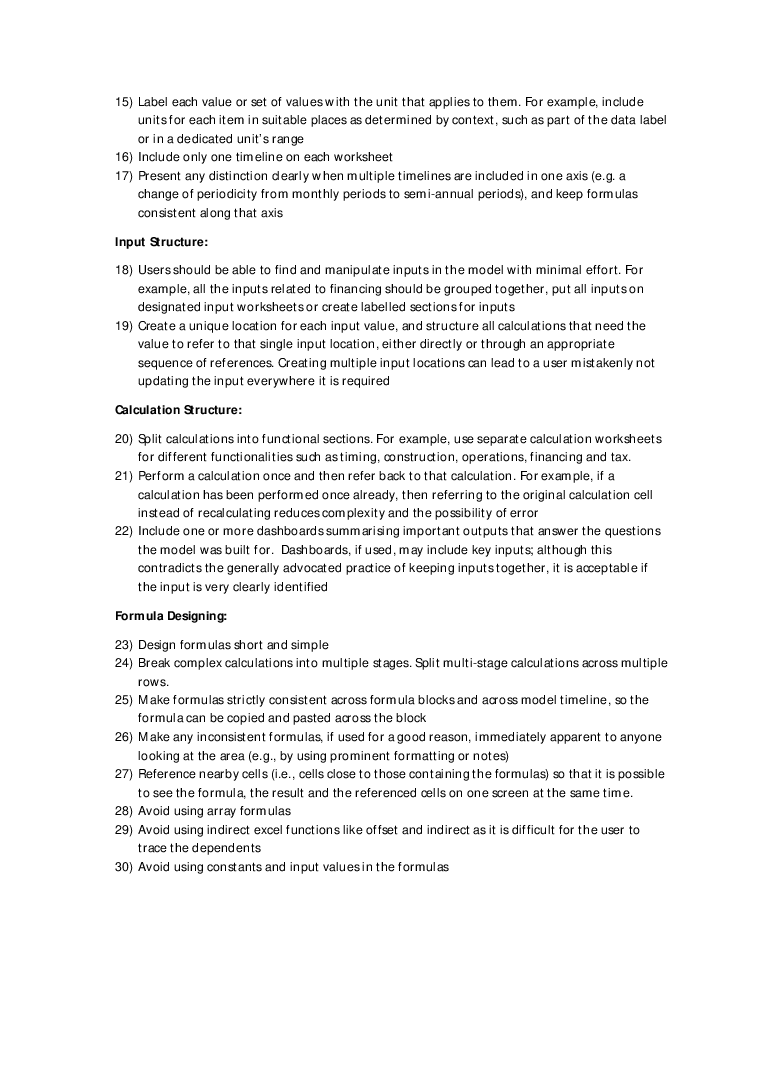Financial Modeling Best Practices - Eloquens Financial Modeling Best Practices - Eloquens