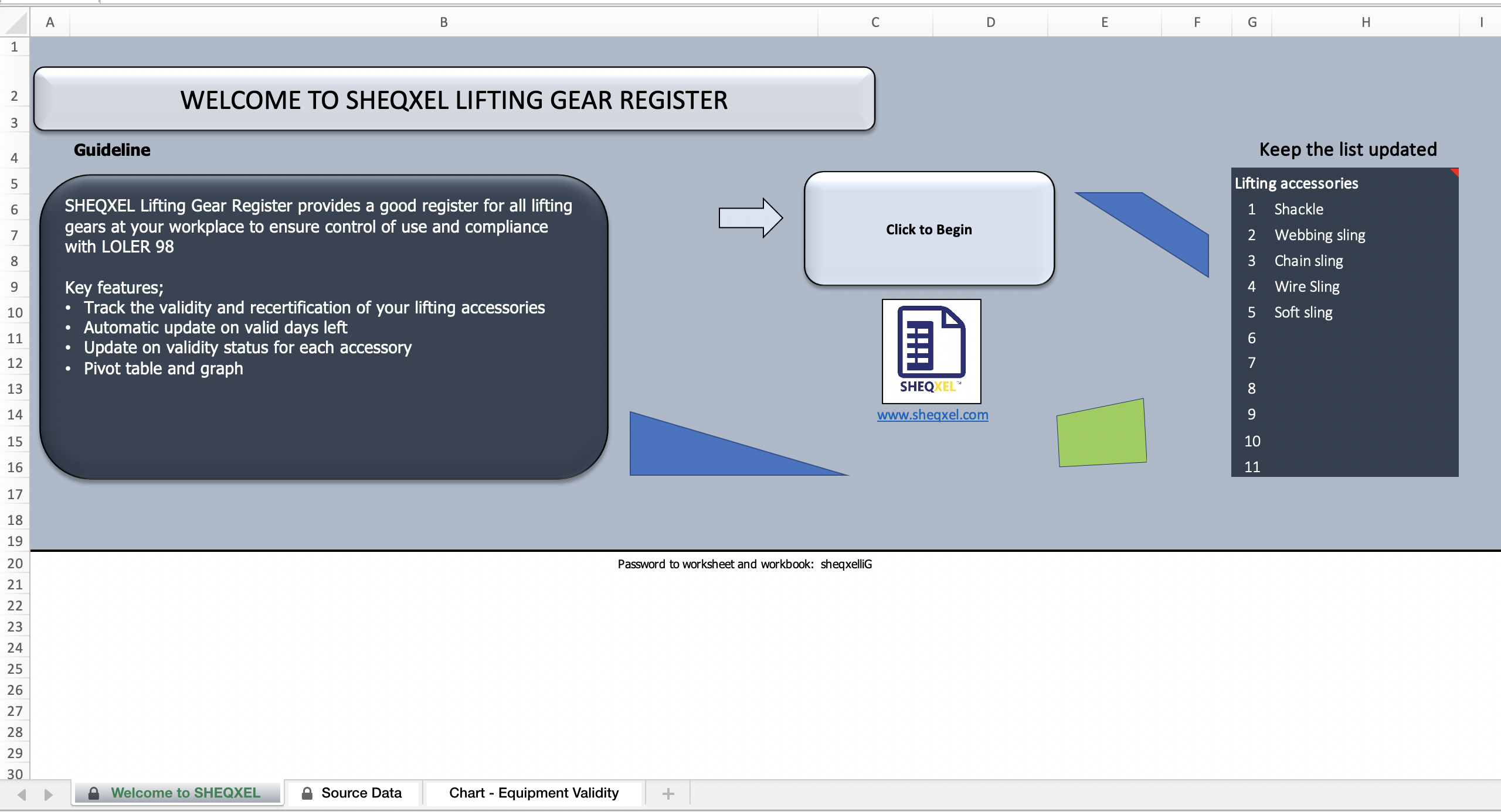 Lifting Gear Register - Eloquens