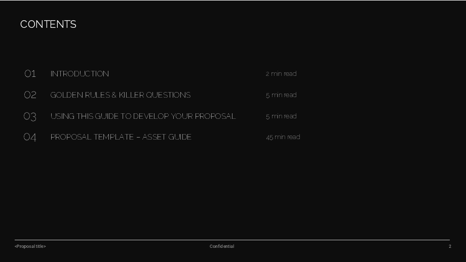 How to Craft a Winning Proposal (training guide for 'Consulting Essentials: Proposal Toolkit ...