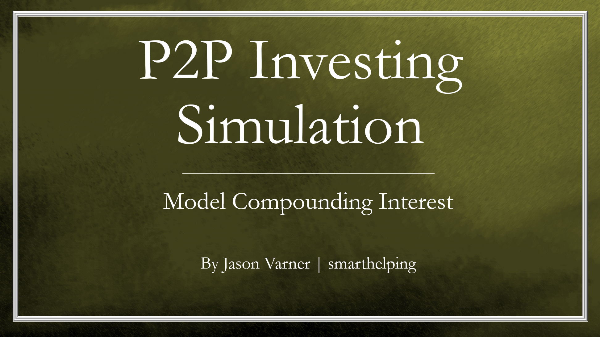 Lending Model for Peer-to-Peer Platform Participation - Eloquens