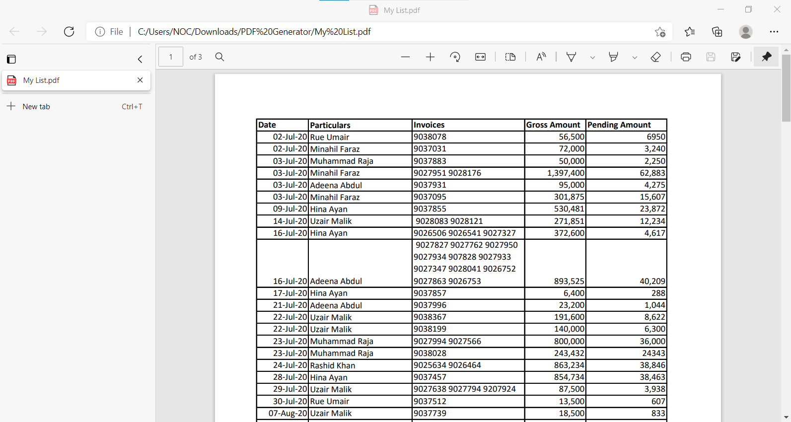 Create and Save PDF from Excel - Eloquens