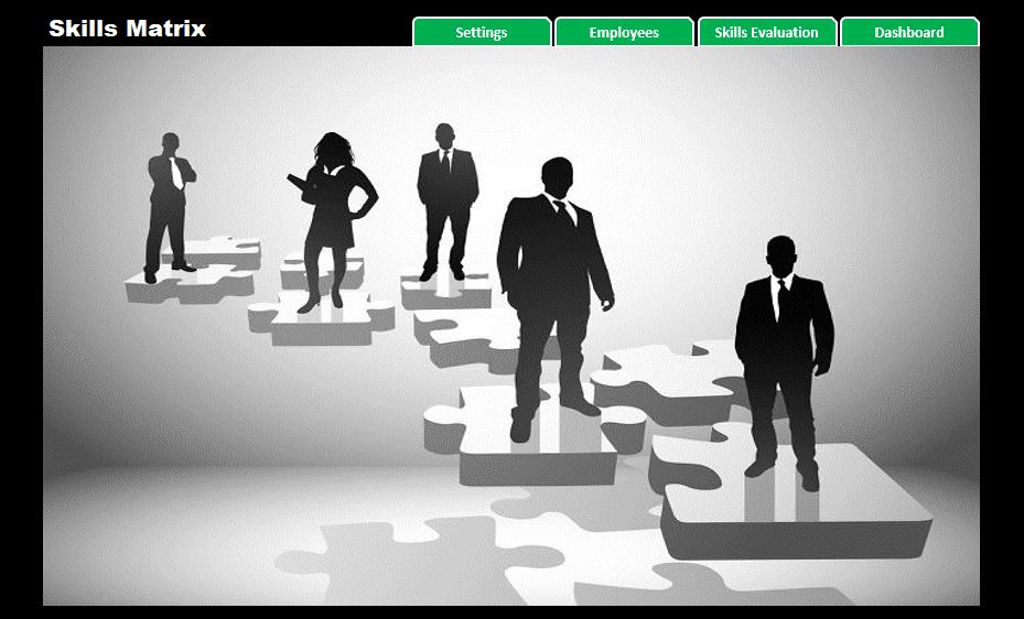 Skills Matrix Excel Template - Eloquens