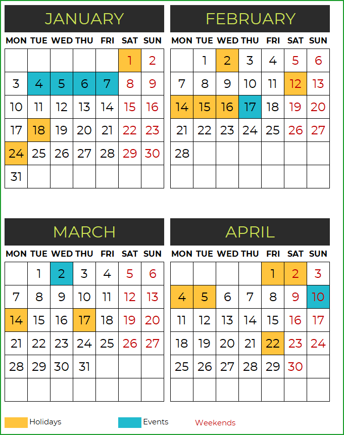 Excel 2022 Templates