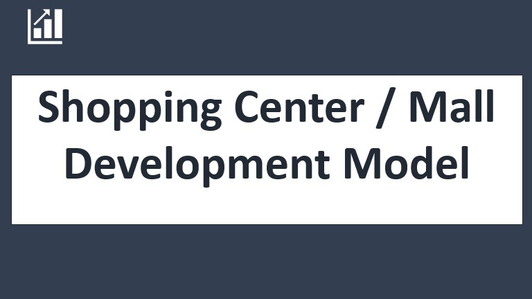 Shopping Centre Development Model - 20-year Three Statement Analysis ...