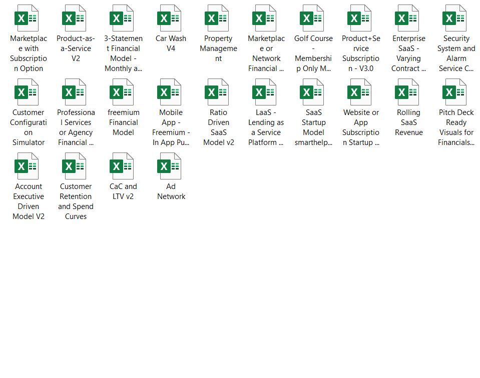 Financial Models (120+) - Useful and Usable Logic - Eloquens