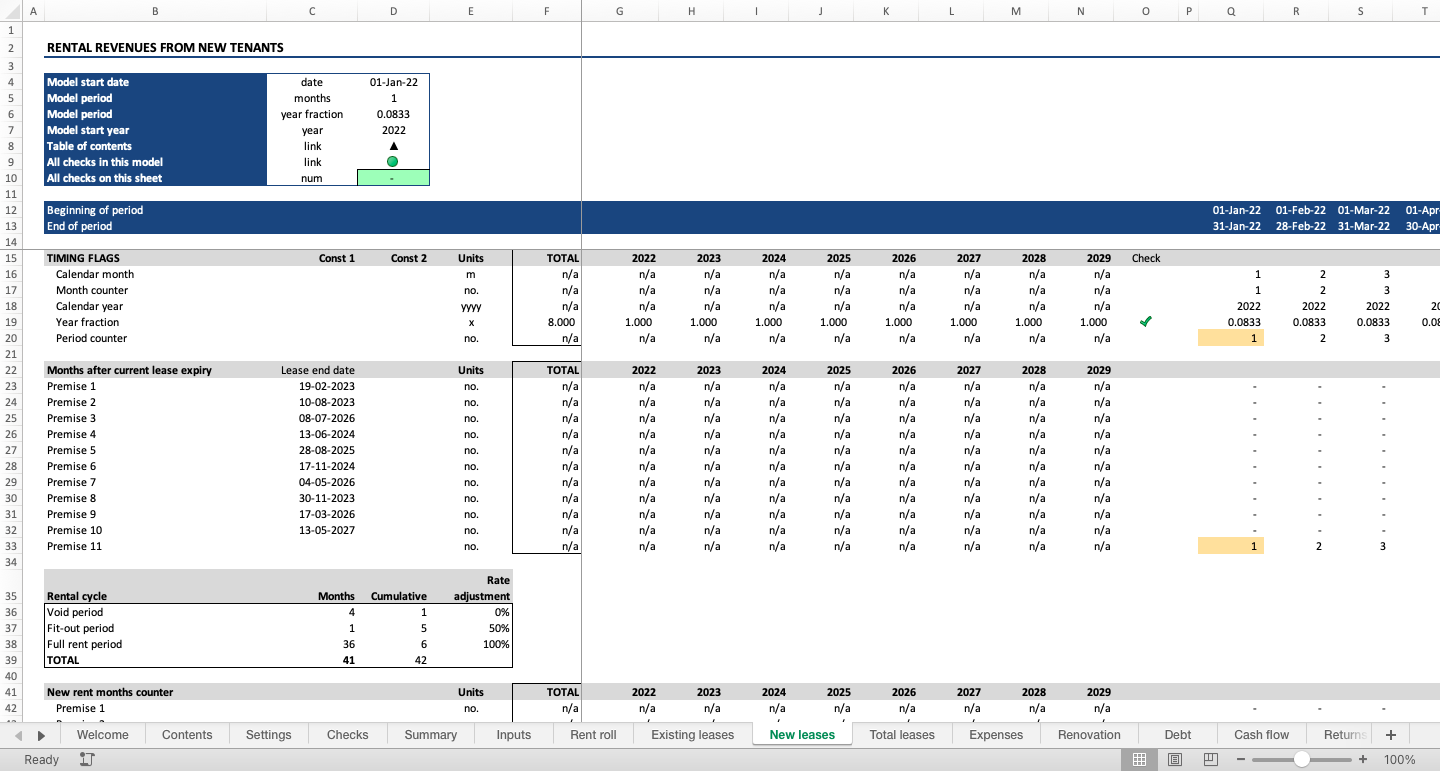 Warehouse Acquisition Financial Model - Eloquens