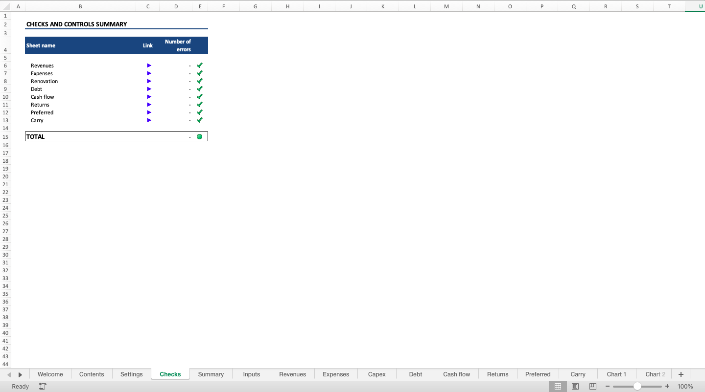 Warehouse Development Financial Model - Eloquens
