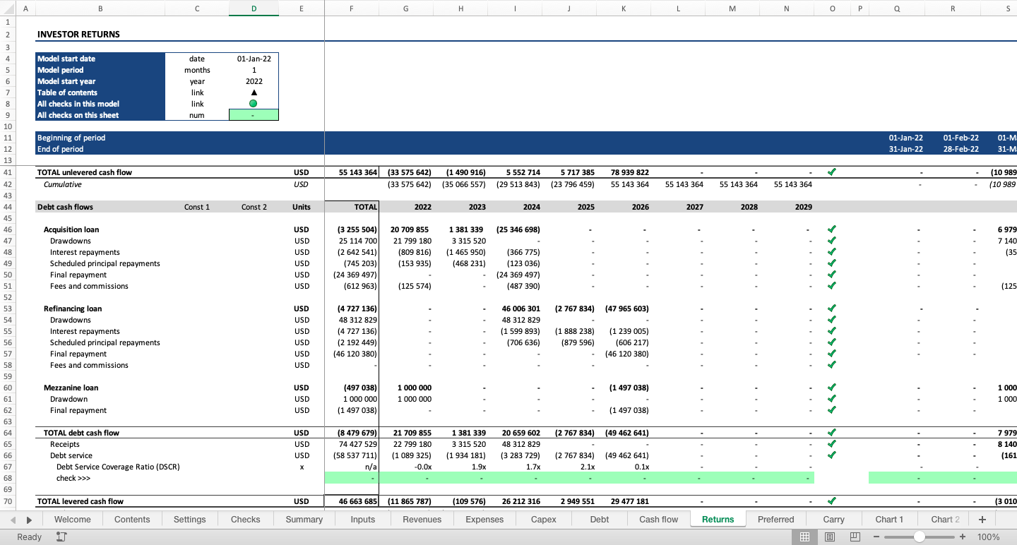Warehouse Development Financial Model - Eloquens