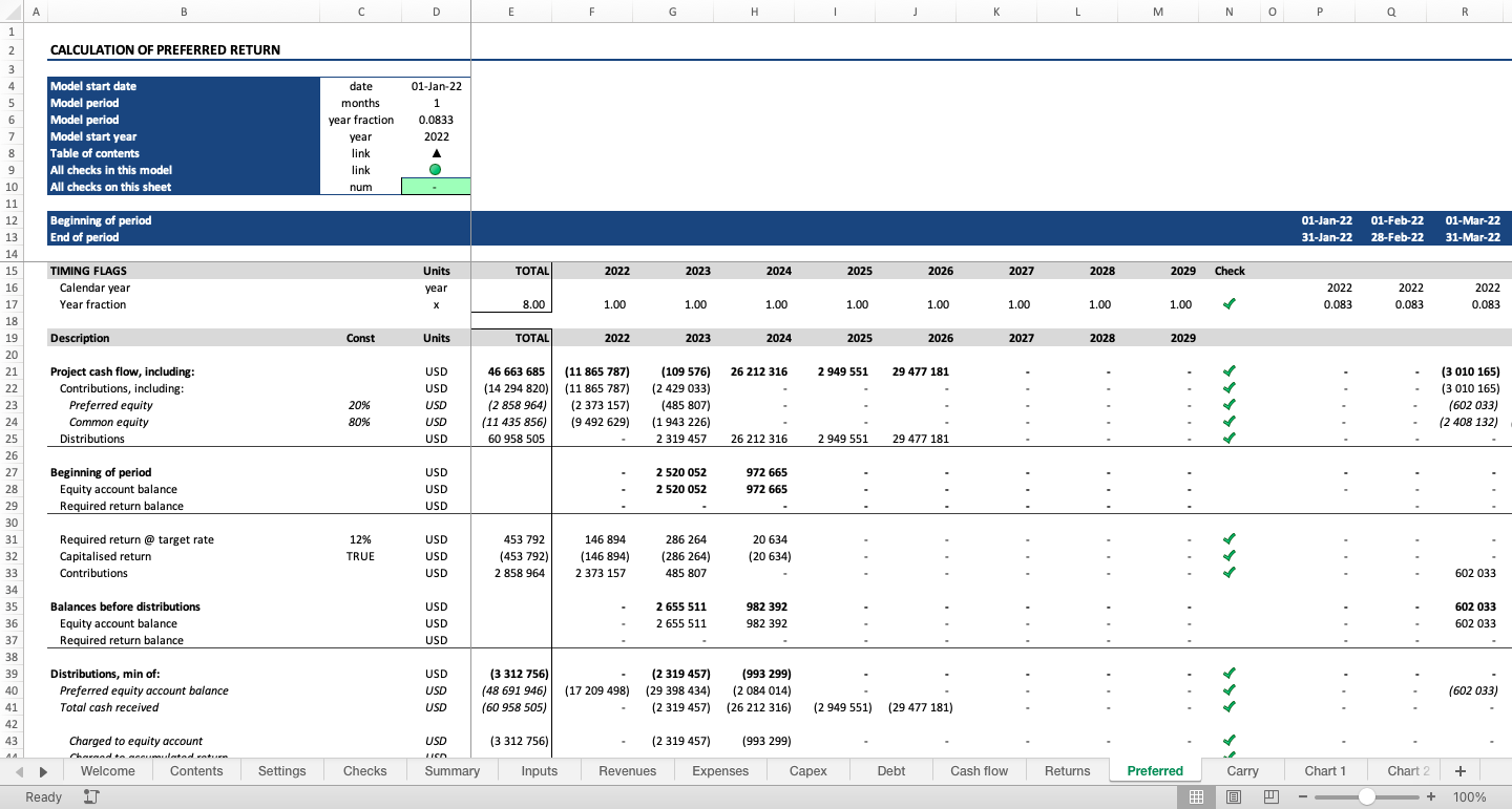 Warehouse Development Financial Model - Eloquens