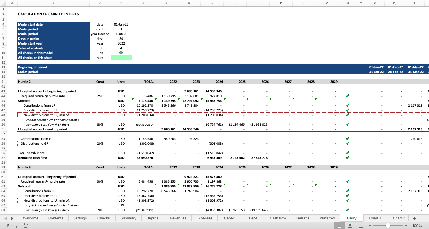 Warehouse Development Financial Model - Eloquens