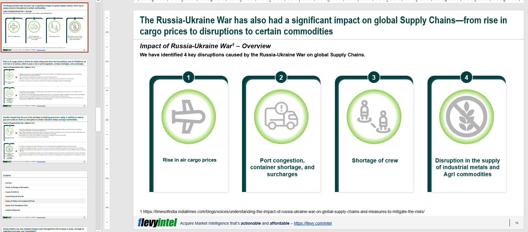 Supply Chain Management (SCM) & Logistics - Intelligence Report - Eloquens