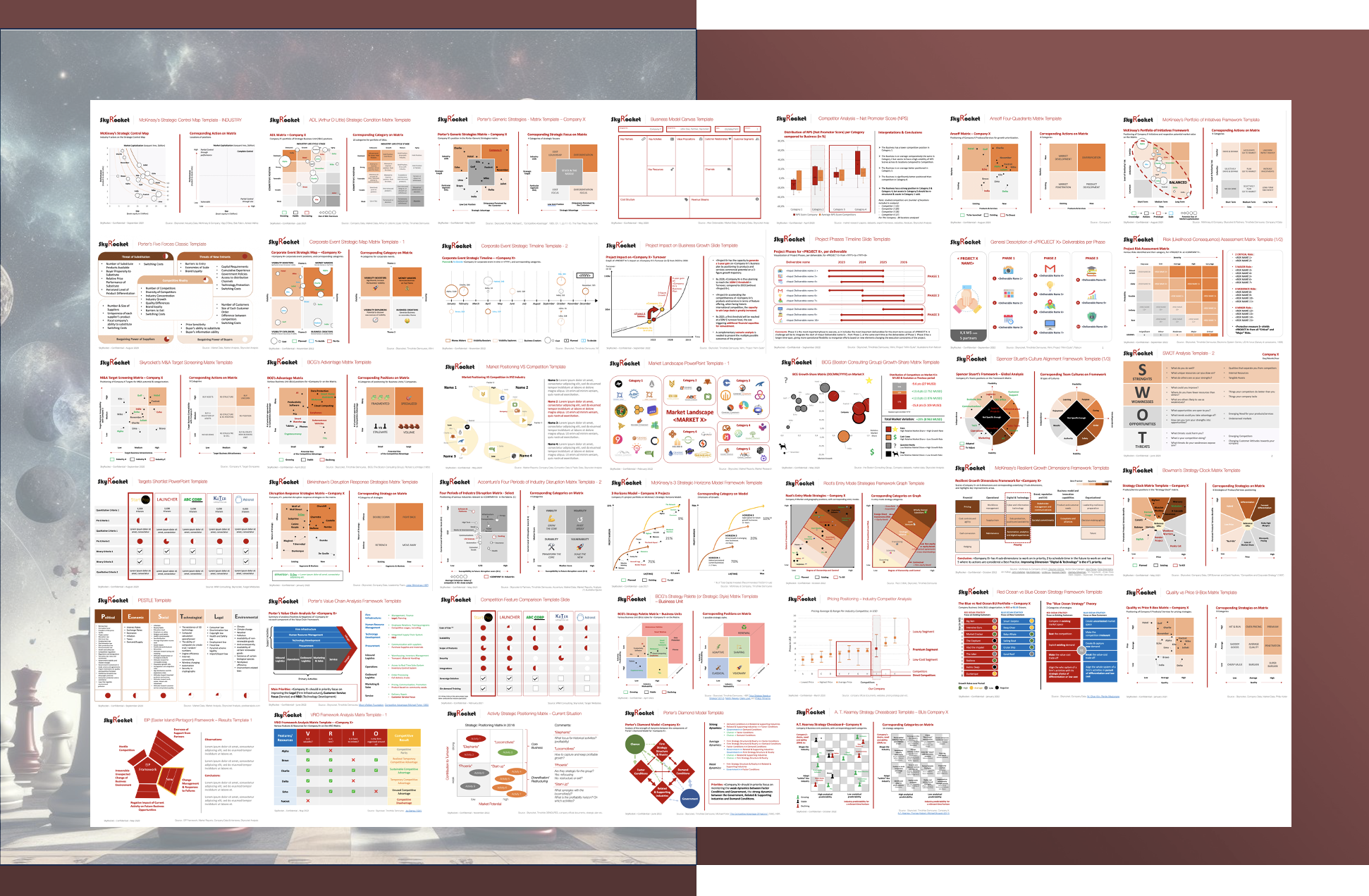 Chief of Staff (COS) Frameworks Templates Bundle - Eloquens