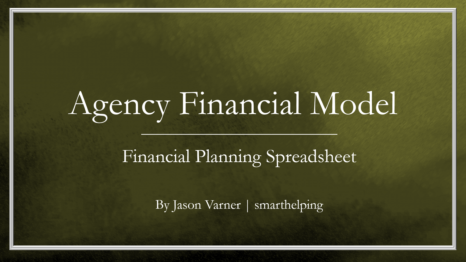 Talent Agency Startup Financial Model - Eloquens