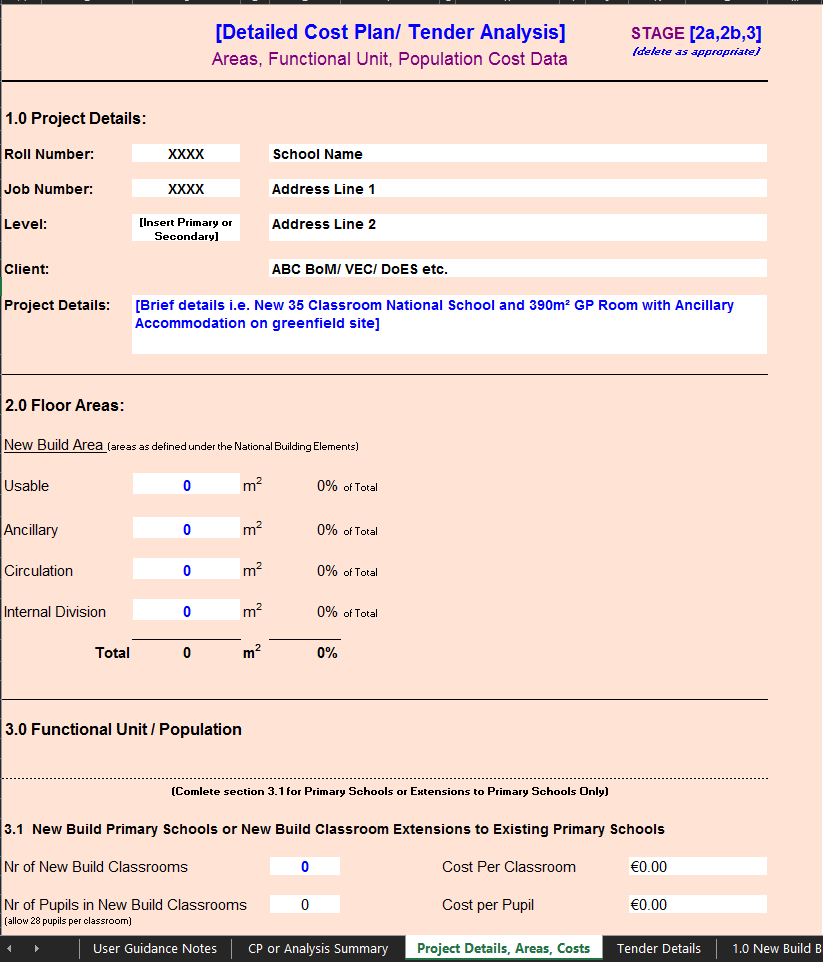 Detailed Cost Plan Template - Eloquens