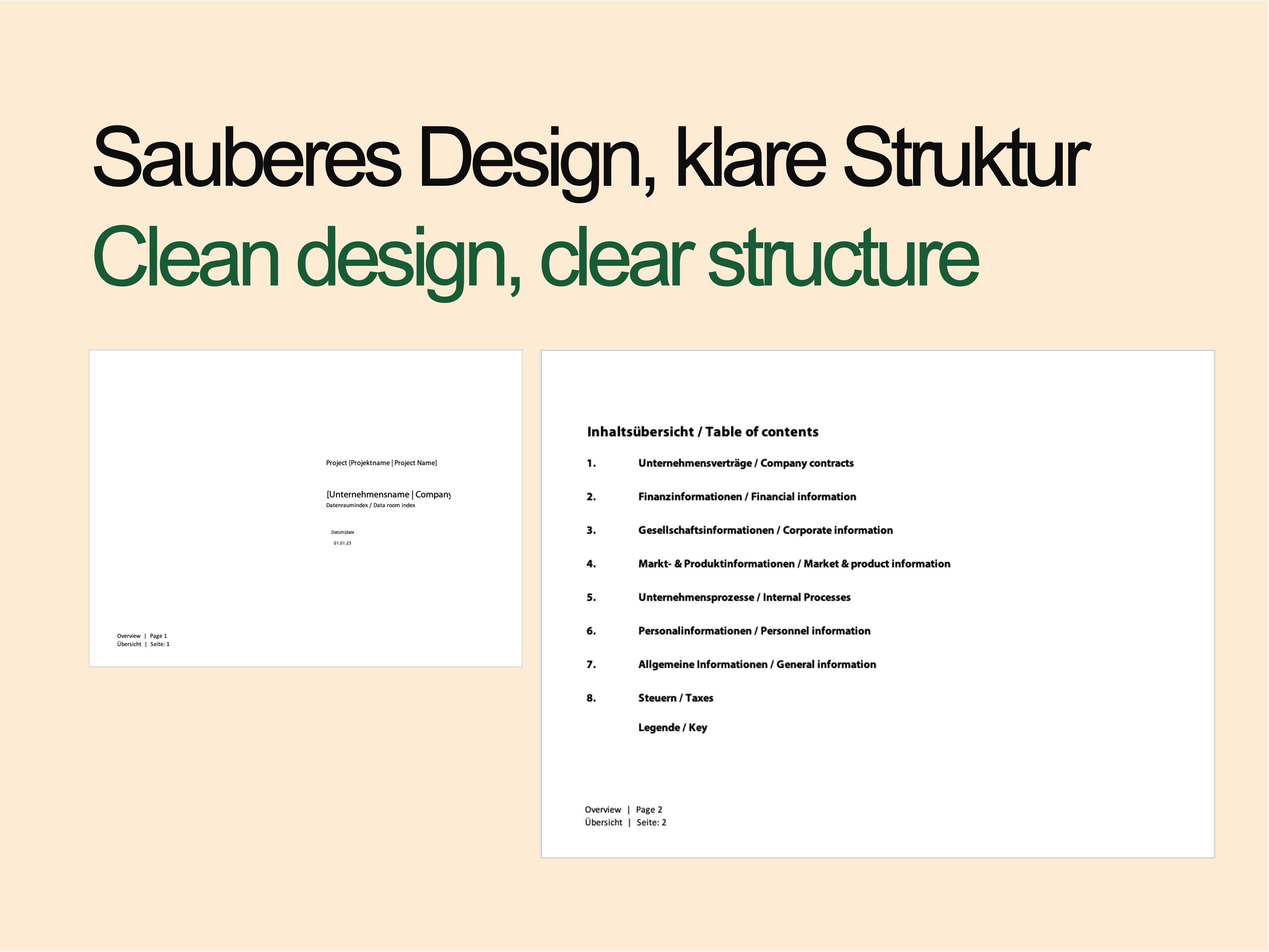 Datenraumindex - Data Room Index - bilingual in German and English | M ...