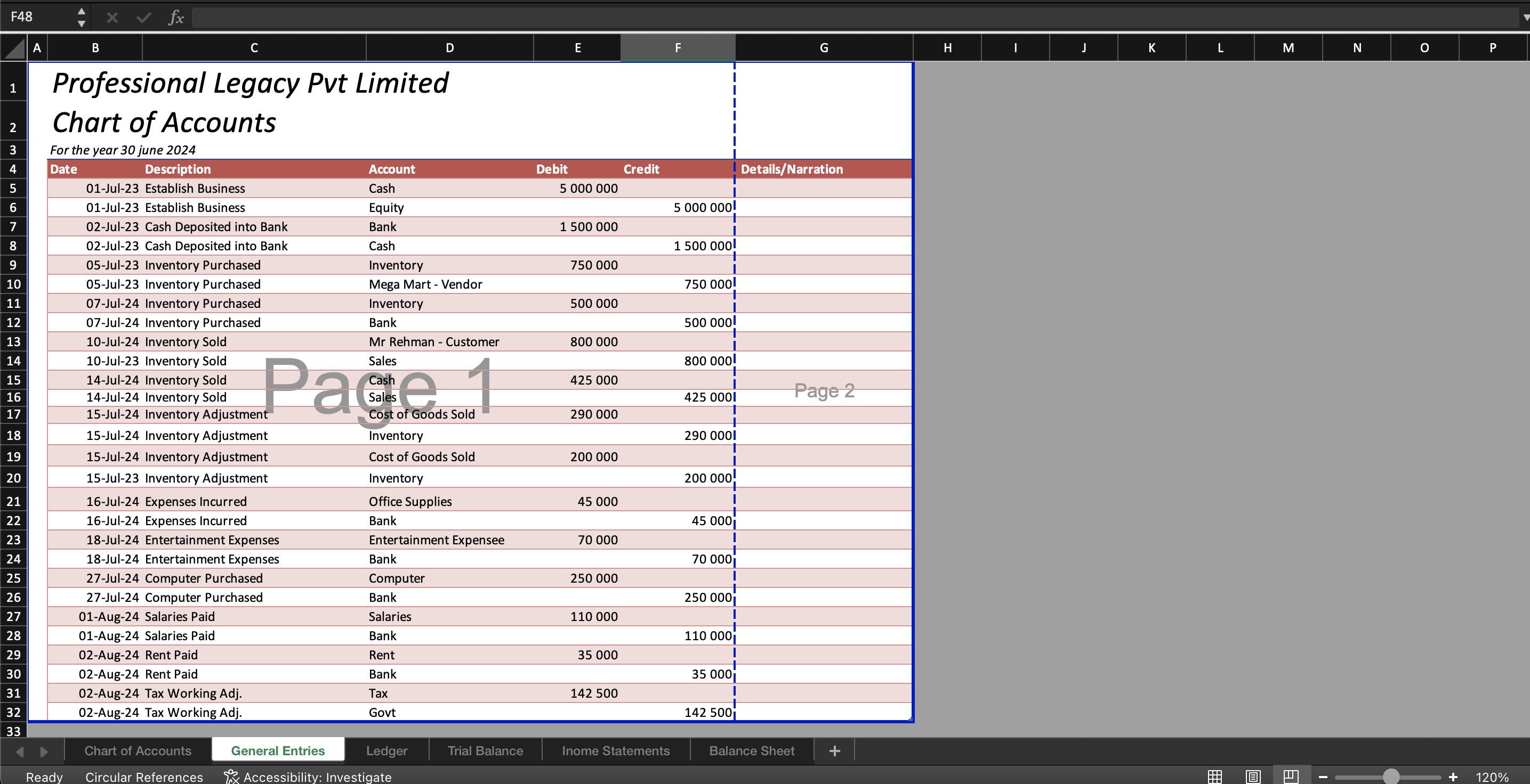 Mastering Financial Reporting: From Entries to Balance Sheets - Eloquens